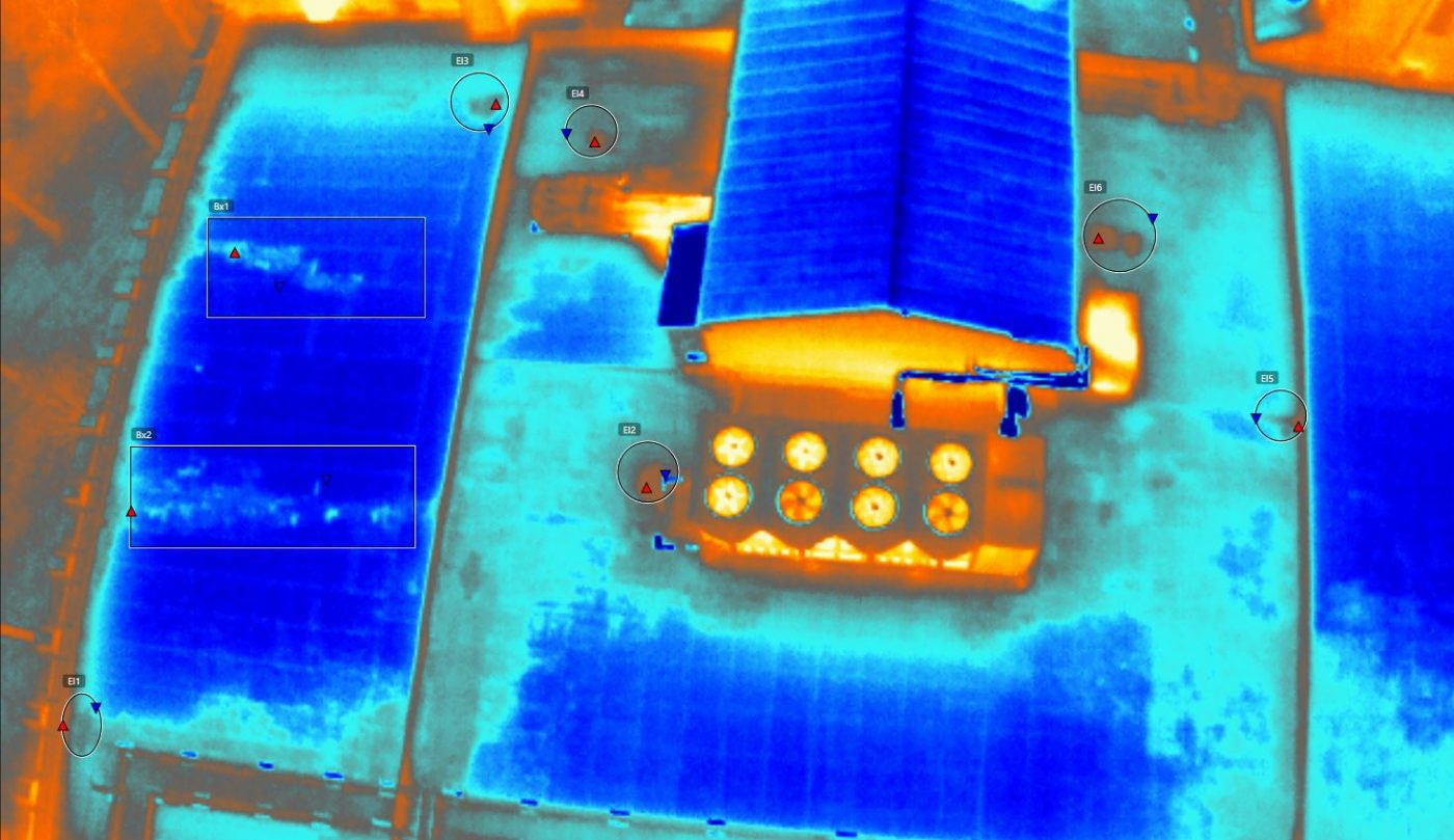 Termografi fra lufta! | byggtermografi med drone | Aerial Visuals AS